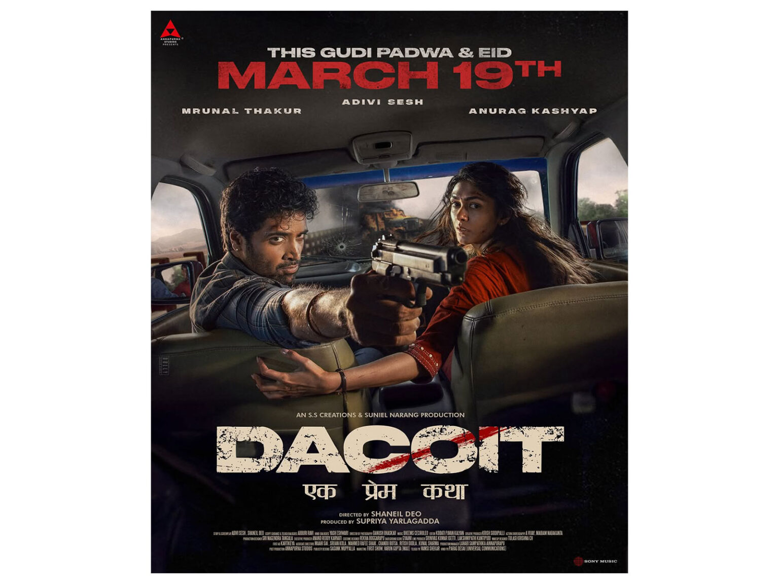 Mrunal Thakur, Adivi Sesh starrer ‘Dacoit’ teaser out, film to hit ...