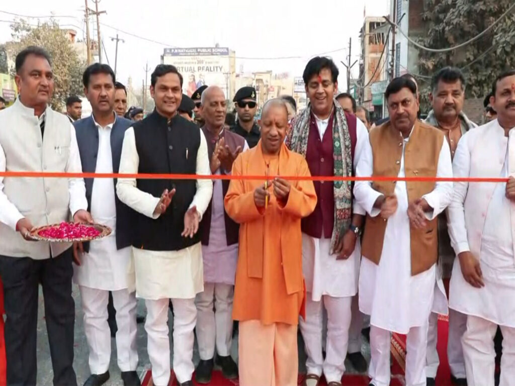 Uttar Pradesh CM inaugurates railway overbridge and flyover in ...