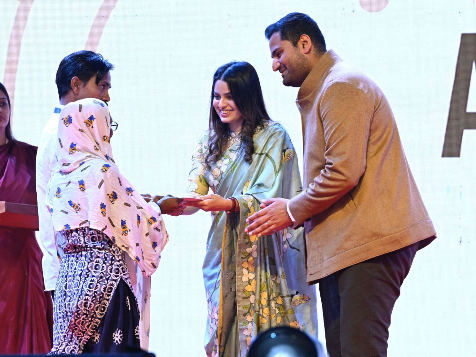 Diva, Jeet Adani mark one year of Adani Mangal Seva anniversary with ...